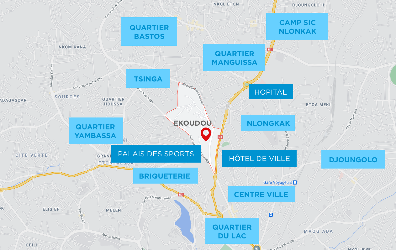 Emplacement - PlaYce Yaoundé